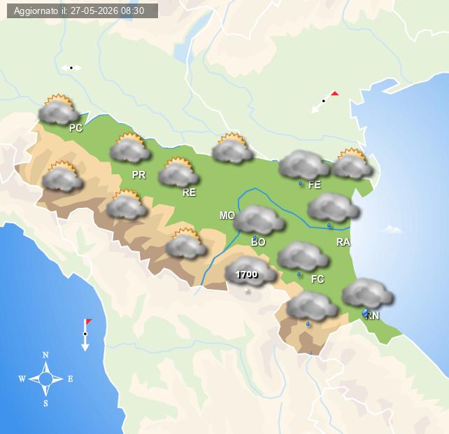 Previsioni Meteo Emilia Romagna | Centro Meteo Italiano