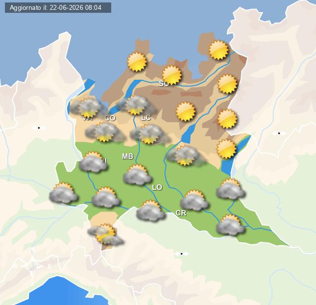 Previsioni Meteo Lombardia | Centro Meteo Italiano