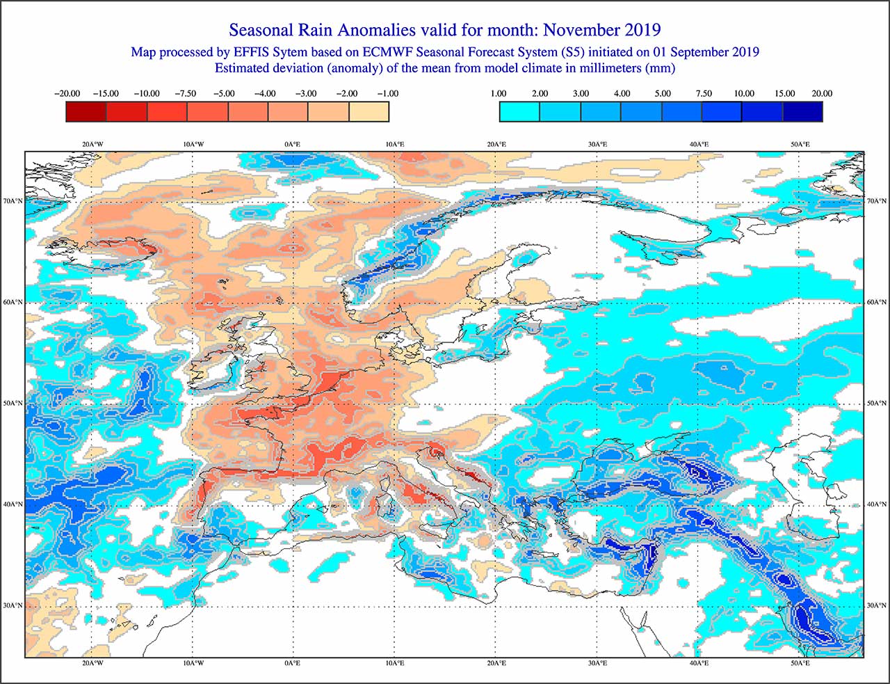 Previsioni Meteo Novembre 2019: tendenza temperature e piogge - Centro ...